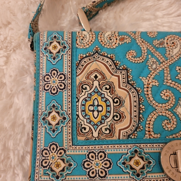 Vera Bradley | Bags | Vera Bradley Totally Turquoise Julia Convertible ...